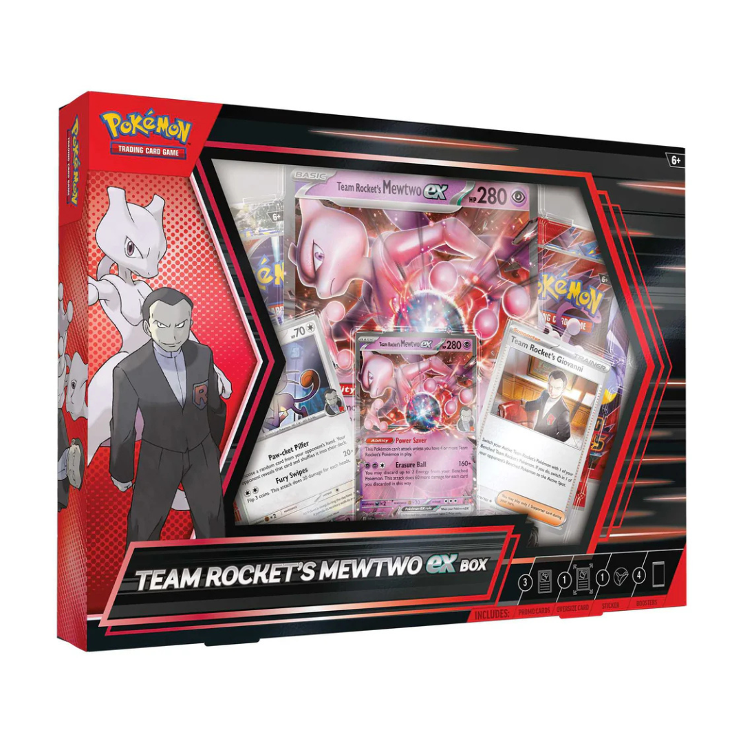 Pokémon TCG: Team Rocket's Mewtwo ex Box – PokéDecks